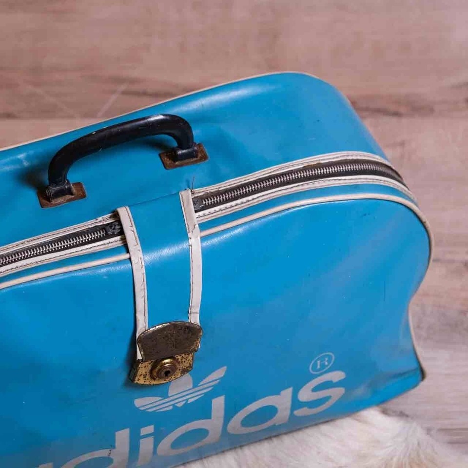 Vintage Orginal Adidas Turquoise Blue Sport Bag | eBay