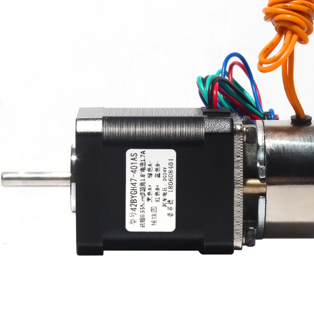 42 stepper motor with brake 0.55N/0.7N high torque self-locking 2-phase ...