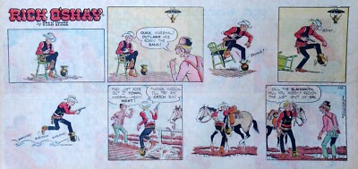 Rick O'Shay by Stan Lynde - full color Sunday comic page - January 24 ...