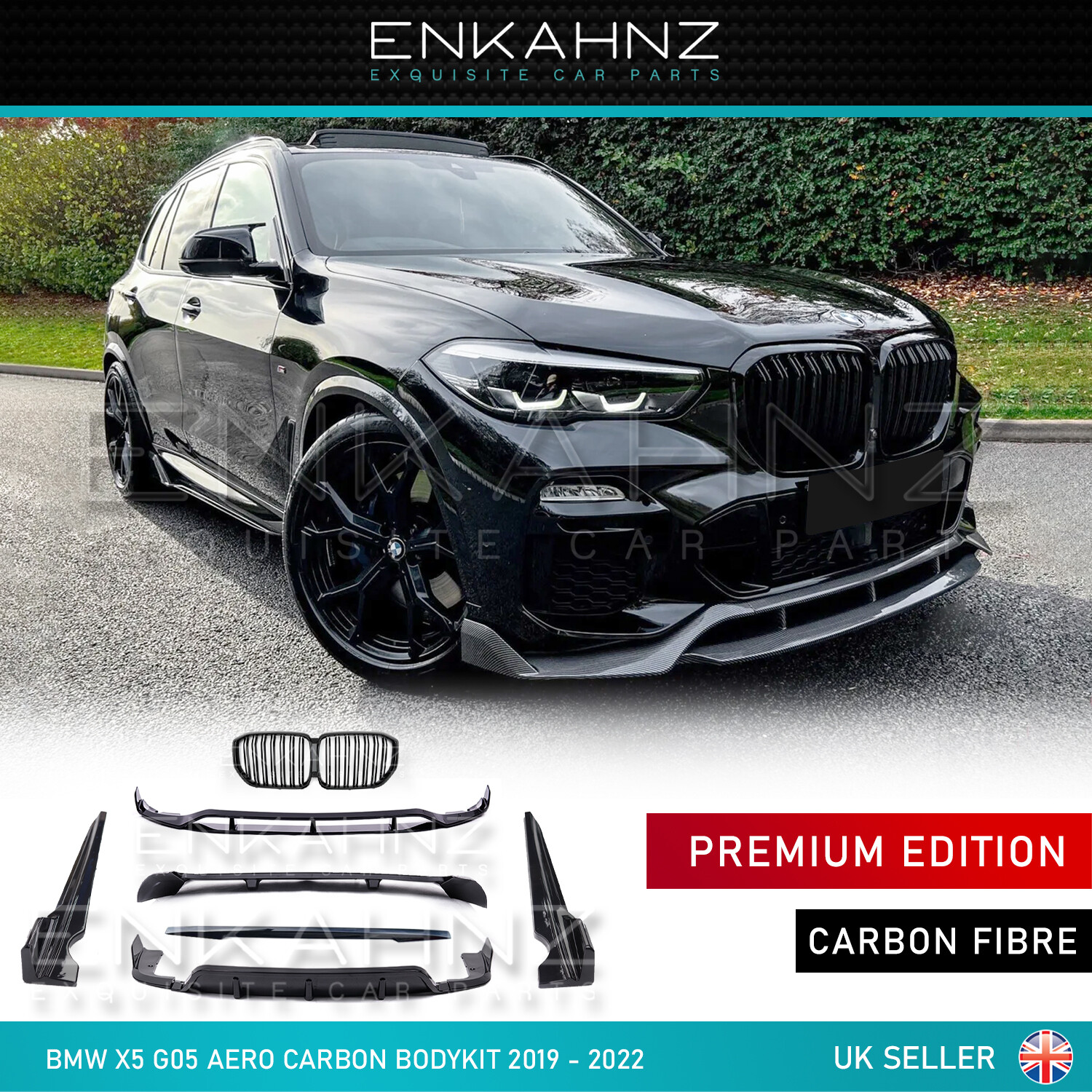 BODYKIT FOR BMW X5 G05 CARBON FIBRE AERO M PERFORMANCE STYLE | eBay UK