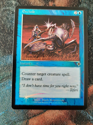Magic MTG - 1 x FOIL Exclude - Invasion Original Printing - NM | eBay UK