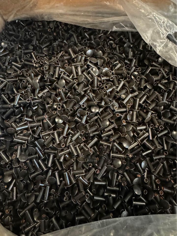 NEW Military Spec Semi-Tubular Rivets - STEEL ALUMINUM BLACK STAINLESS ...