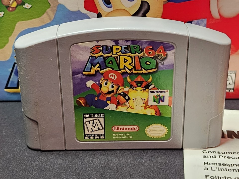 Super Mario 64 W/Box VERY NICE! for N64 Nintendo 64 | eBay