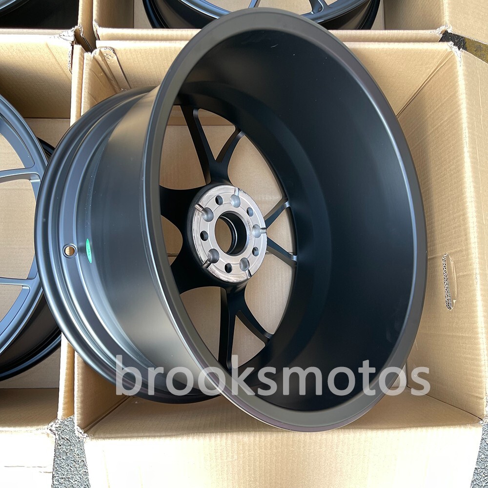 FOR ALFA ROMEO GIULIA 18" SATIN BLACK FORGED WHEELS RIMS 18X8 SET OF 4 ...