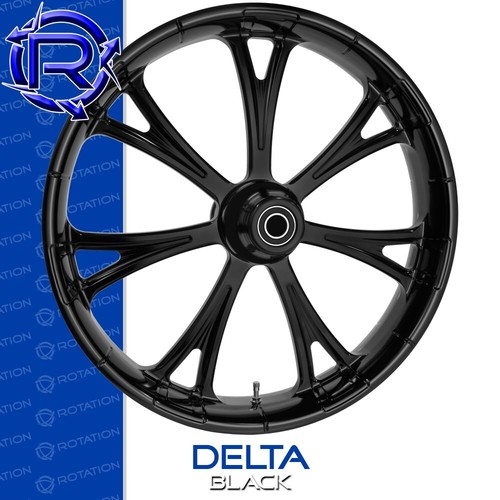 Suzuki M109R Rotation Delta Gloss Black Custom Motorcycle Wheels ...