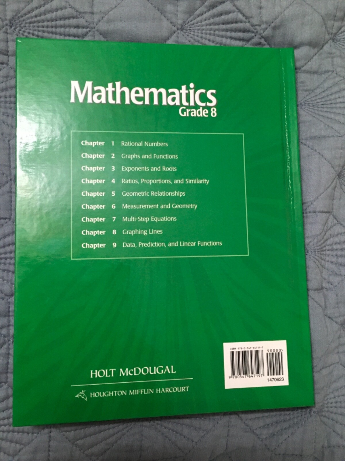 Holt Mcdougal Mathematics Ser.: Mathematics, Grade 8 by HOLT MCDOUGAL ...