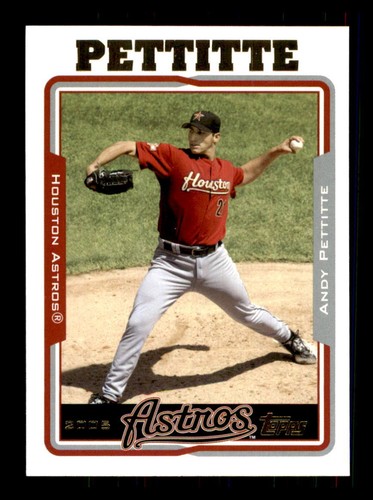 2005 Baseball Topps Andy Pettitte Houston Astros #187 | eBay