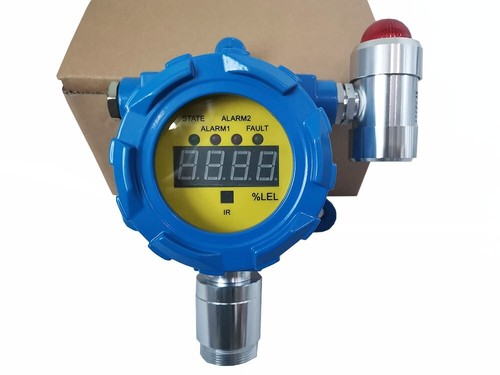 Fixed Methane Gas Detectors CH4 Detector with(0-100)%LEL Sound & Light ...