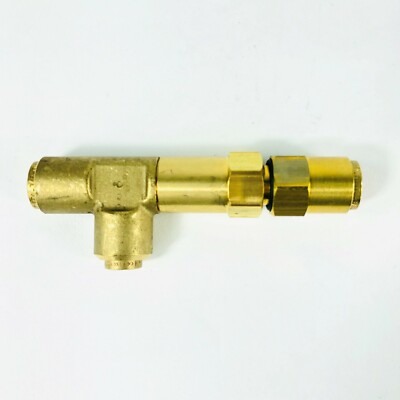 VOLVO 8083419 TEE FITTING OEM, TWO 3/8" PUSH-IN, ONE 1/4" PUSH-IN | eBay