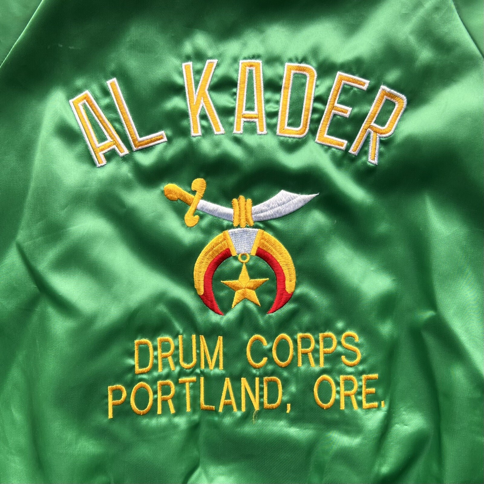 1970’s Vintage Freemason Shriner Al Kader Embroidered… - Gem
