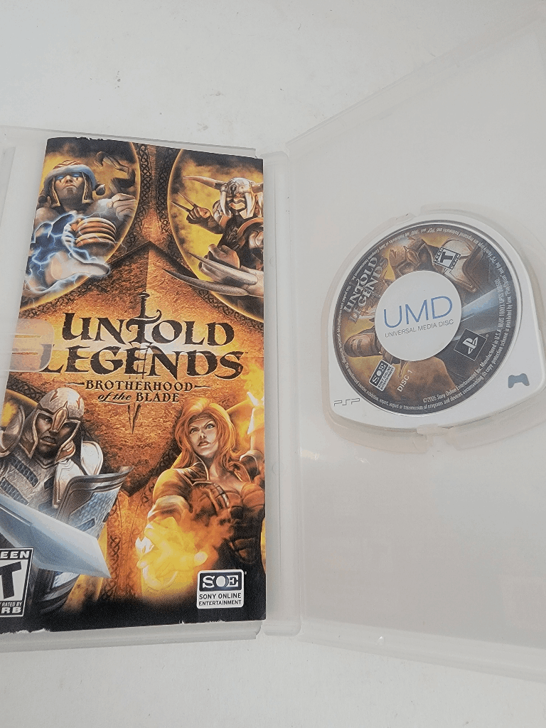 Sony PSP Untold Legends Brotherhood of the Blade Game UMD | eBay