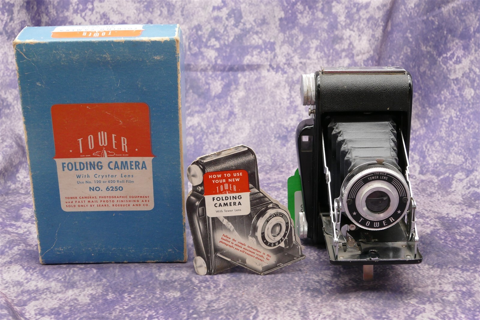 Sears Tower 50 6250 (USC Rollex 20) Folding Camera In The Box with ...