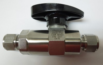 HOKE 7092G8Y 3/4" ULTRAMITE BALL VALVE TUBE CONNECTION 2000 PSI 316SS ...