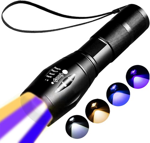 Rechargeable Blood Tracking Light for Hunting, LED Flashlight for Blood ...