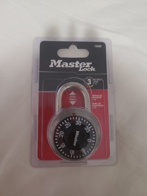 Master Lock Combination Lock 1500D 3/4" 19 mm Security Level 3 Brand ...