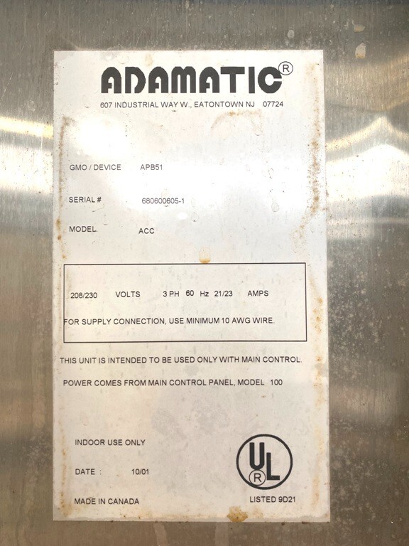 Proofer/ Adamatic ACC Commercial 4 Rack Donut and Breads Proofer | eBay