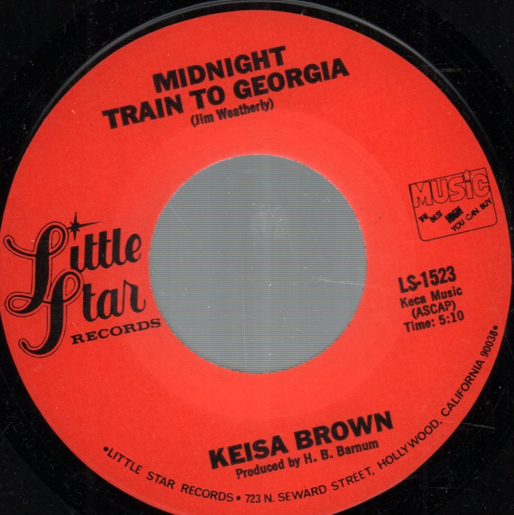 Keisha Brown La Catcher 7" vinyl USA Little Star B/w midnight train to ...