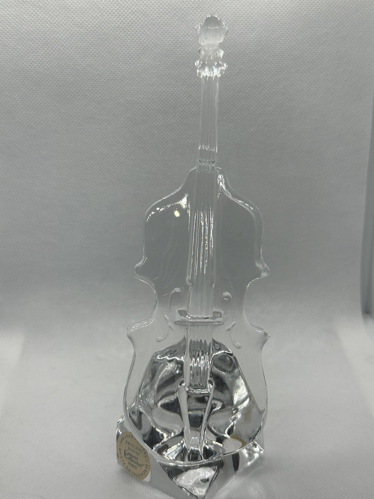 Princess House Crystal Cello 8" | eBay