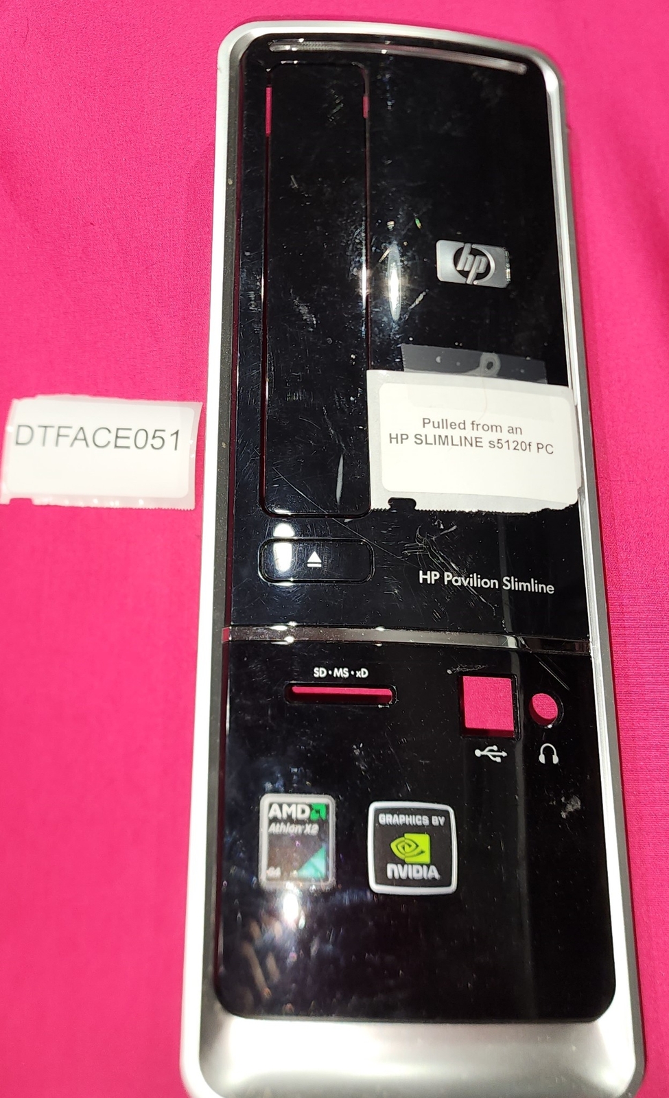 DTFACE051 - HP Pavilion Slimline Desktop Front Bezel Cover Faceplate ...