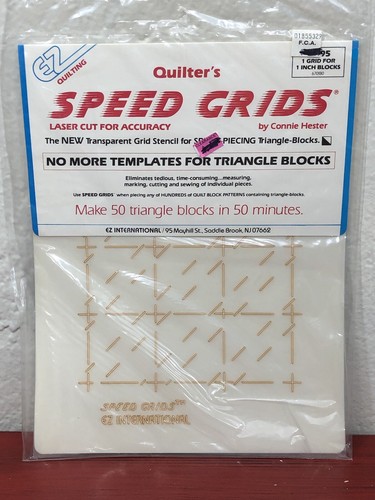 Quilter's Speed Grids EZ Quilting Templates For Triangle 1" Blocks ...