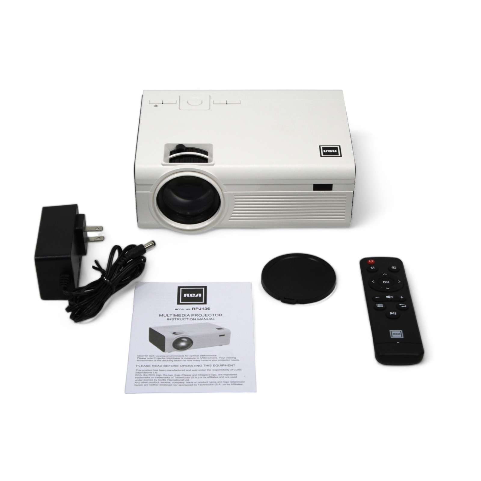 RCA Home Theater Projector 1080P Up to 150" image, HDMI, USB, RPJ136 | eBay