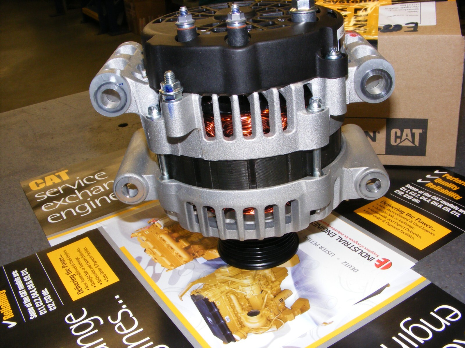 CAT 24v 85A alternator 560-6109 593-5777 Genuine Caterpillar Only £580 ...