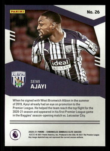 2020-21 Panini Chronicles - Elite Premier League Aspirations #26 Semi ...