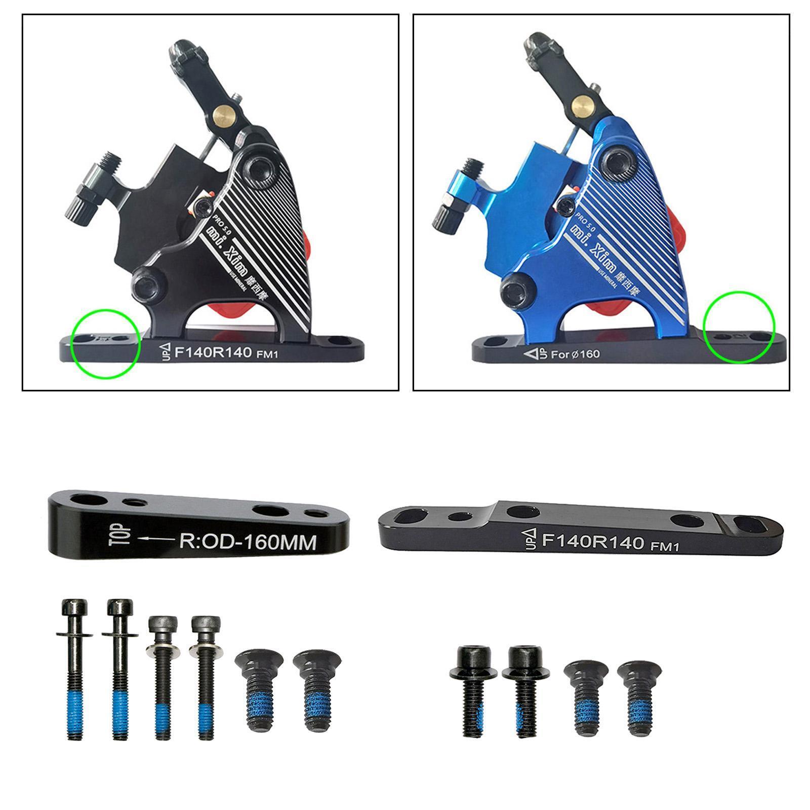 Bike Disc Adapter 160mm Bicycle Disc Brake Bracket Caliper Repalcement ...