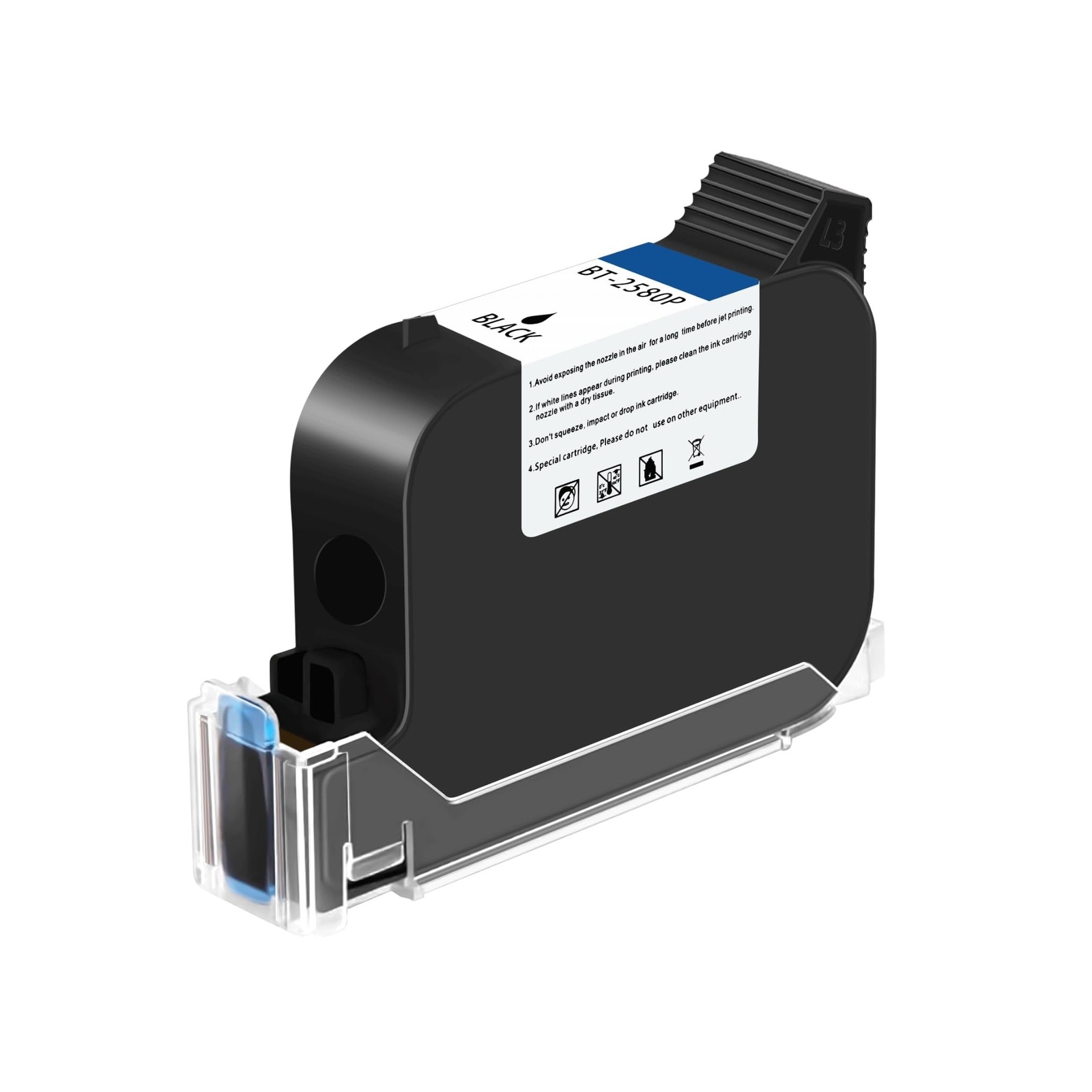 OLYBSJET BT-2580P Original Solvent Fast Dry Ink Cartridge Replacement ...