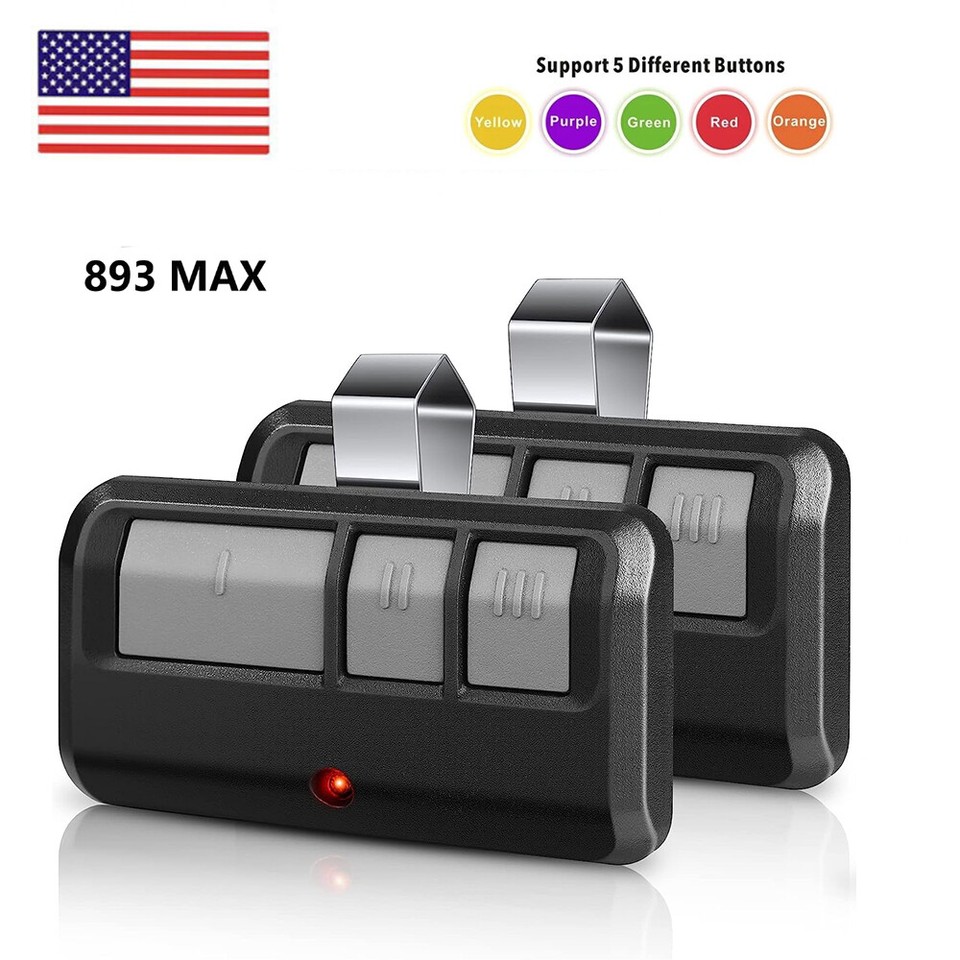 893MAX 953EV-P2 Universal Remote for Liftmaster Genie Linear Garage ...