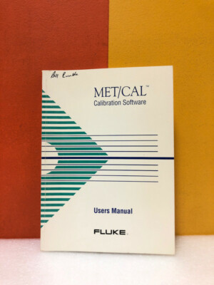 Fluke 926501 MET/CAL Calibration Software User Manual | eBay