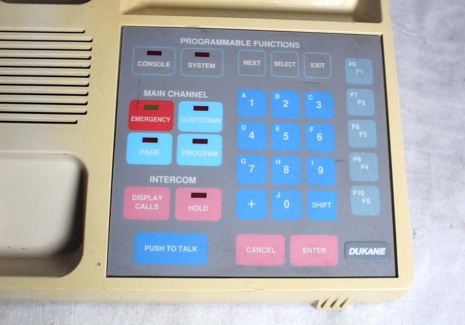 Dukane ACC4 Administrative Control Console - No Handset Included | eBay