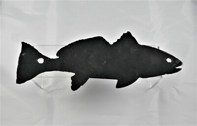 Vintage Folk Art Iron Sheet Metal Fish Cutout Silhouette | eBay
