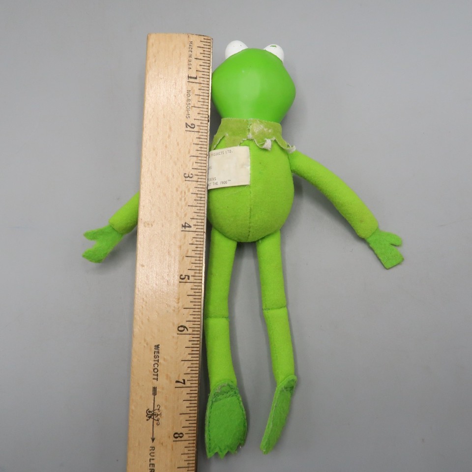 Muppets KERMIT THE FROG 8" Jim Henson Toy Plush Full Body toy | eBay