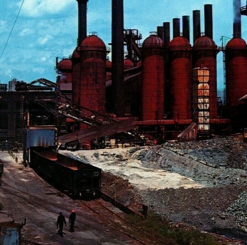 Steel Mills Birmingham Alabama View O Gram Vintage Original Postcard ...