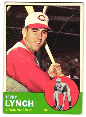 Jerry Lynch 1963 Topps Baseball Card # 37 Set Filler | eBay