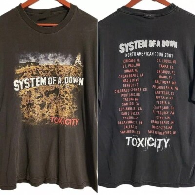 Toxicity Tour T-Shirt, Soad Shirt S-5XL | eBay