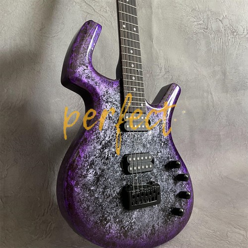 Parker Purple 6 Strings Electric Guitar Solid Basswood Body Tremolo ...