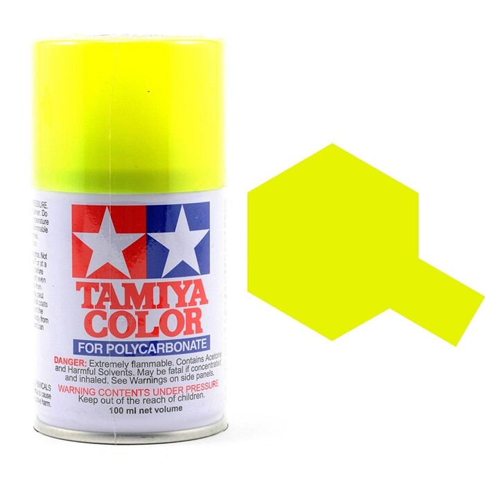 Tamiya PS-27 Fluorescent Yellow Polycarbonate Spray | eBay UK