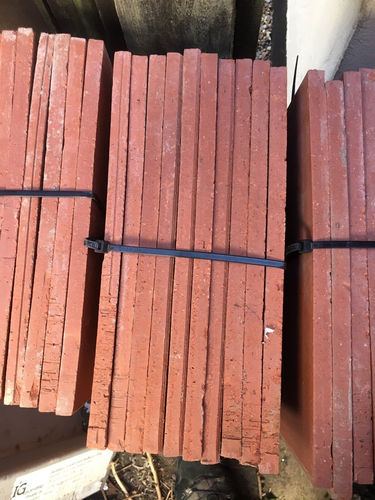NEW, RED CLAY, CREASING TILES, 1 SAMPLE, 1000 MORE AVAIL SEE ‘ FULL ...