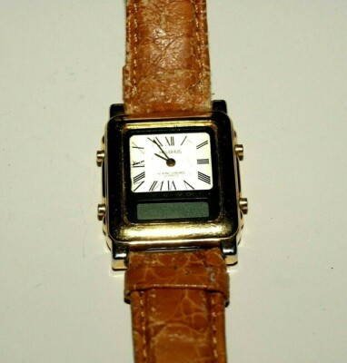 Vintage Estate Rare Helbros Analog Digital Watch For Parts or Repair | eBay