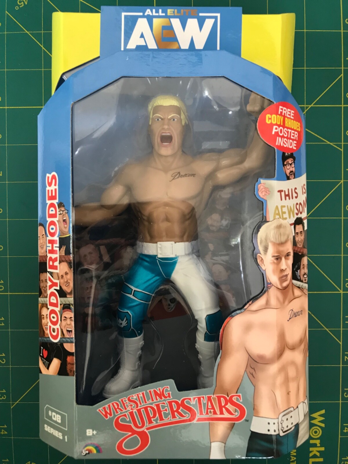 AEW All Elite Cody Rhodes LJN Series 1 Jazwares 6" Inch Figure NIB MOC ...