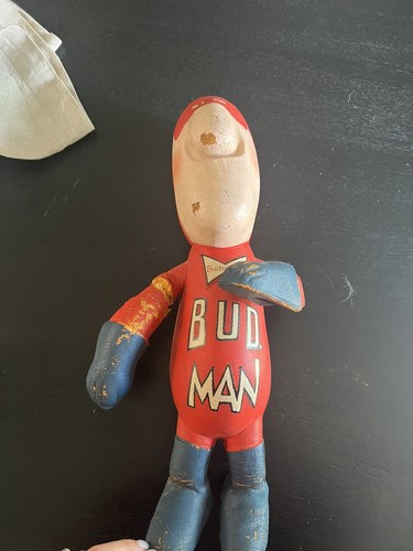 Vinage Bud Man Original Foam Doll Figure Budweiser Collectible Beer ...