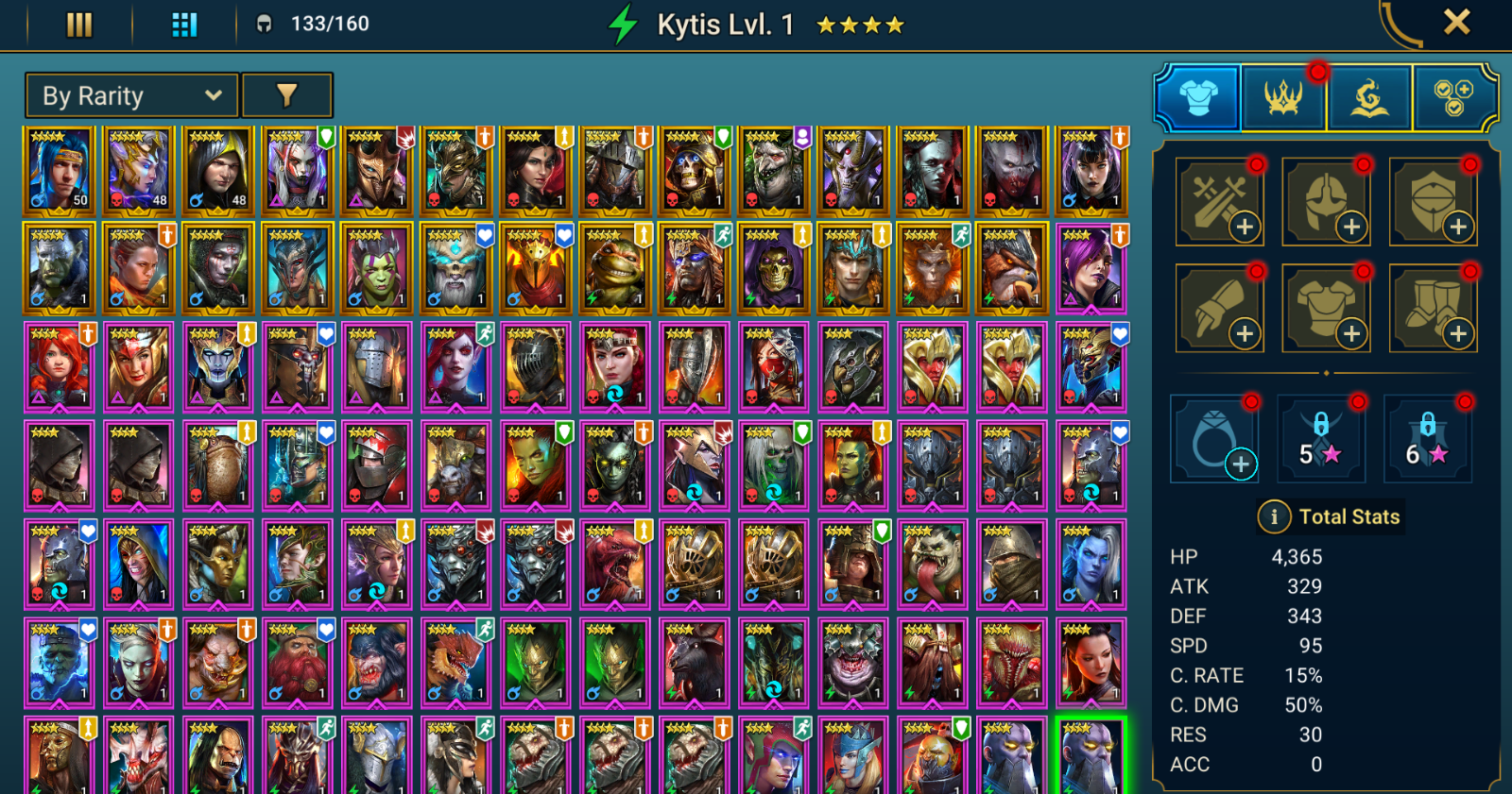 Raid Shadow Legends | Starter acc with Acrizia : 85k energy / 27 ...