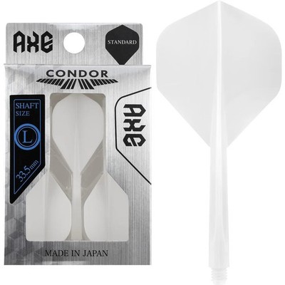 CONDOR AXE DART FLIGHT SYSTEM FLIGHTS - STANDARD - LONG - WHITE | eBay