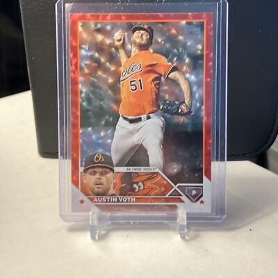 2023 Topps Austin Voth #647 Red Foil #d/199 Baltimore Orioles | eBay