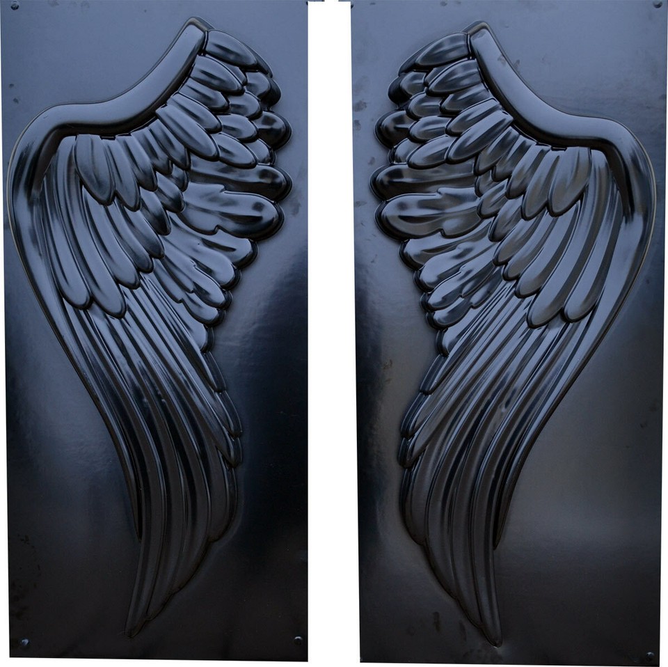Concrete Mold Angel Wings 3D Statue Decor Wall Wings set 2pcs mold D51 ...