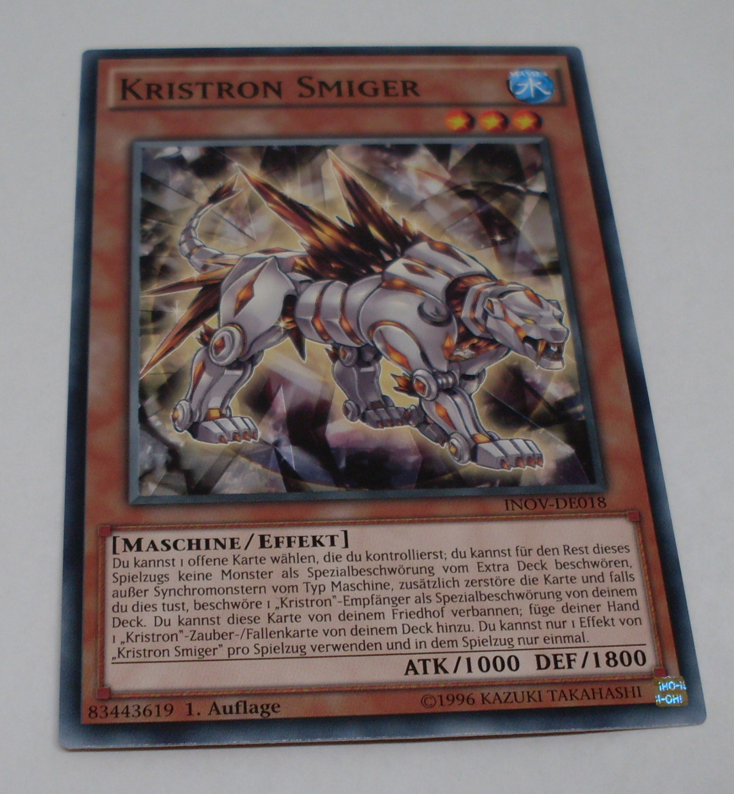 Yu-Gi-Oh Karte - Kristron Smiger - Maschine / Effekt - ATK 1000 ...