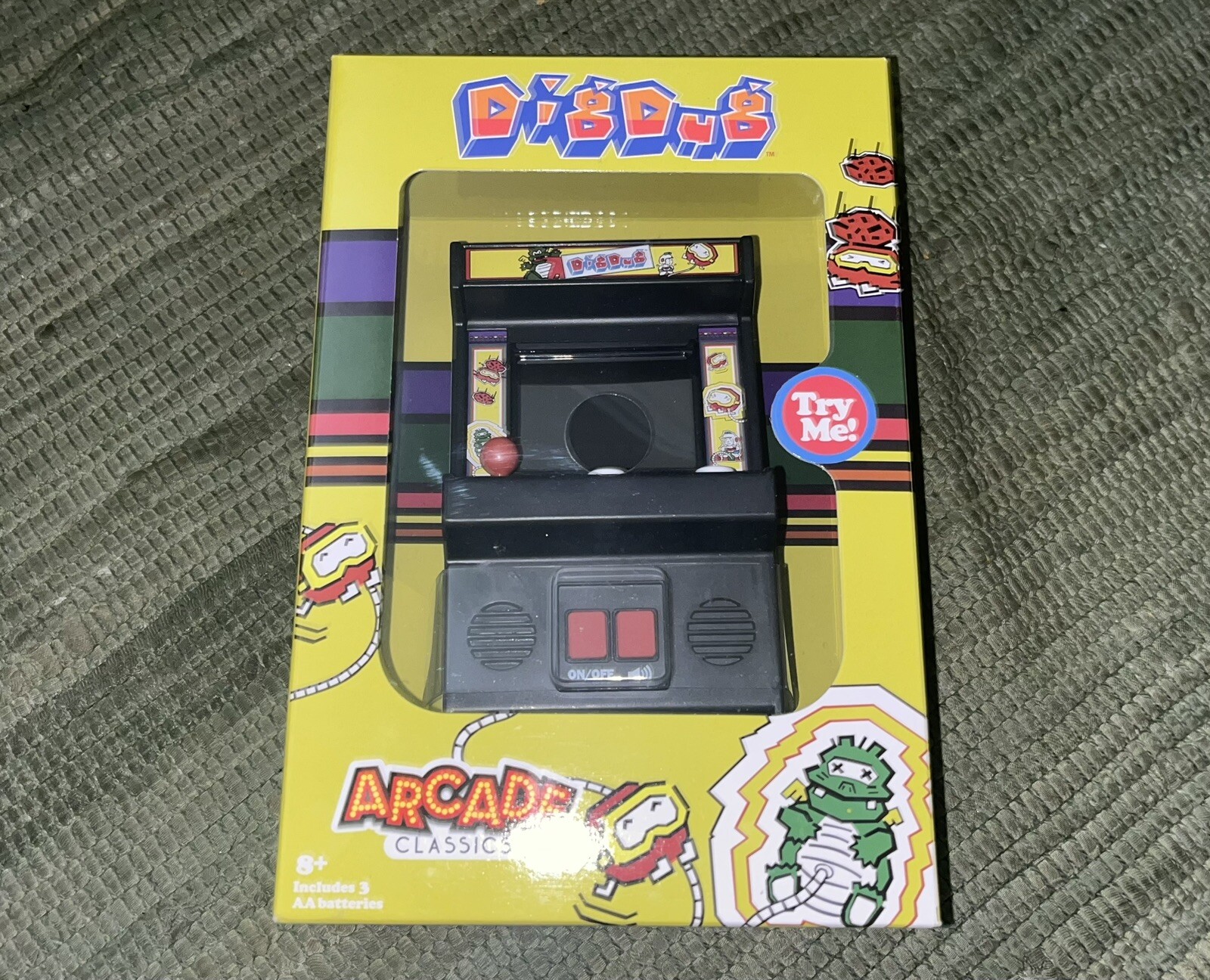 DigDug Arcade Classics Mini Basic Fun! #09599 Dig-Dug Fun 13 NEW ...