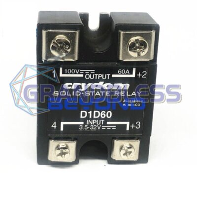 1PCS NEW Fit for Crydom solid state relay D1D60 100V 60A 3.5-32V | eBay